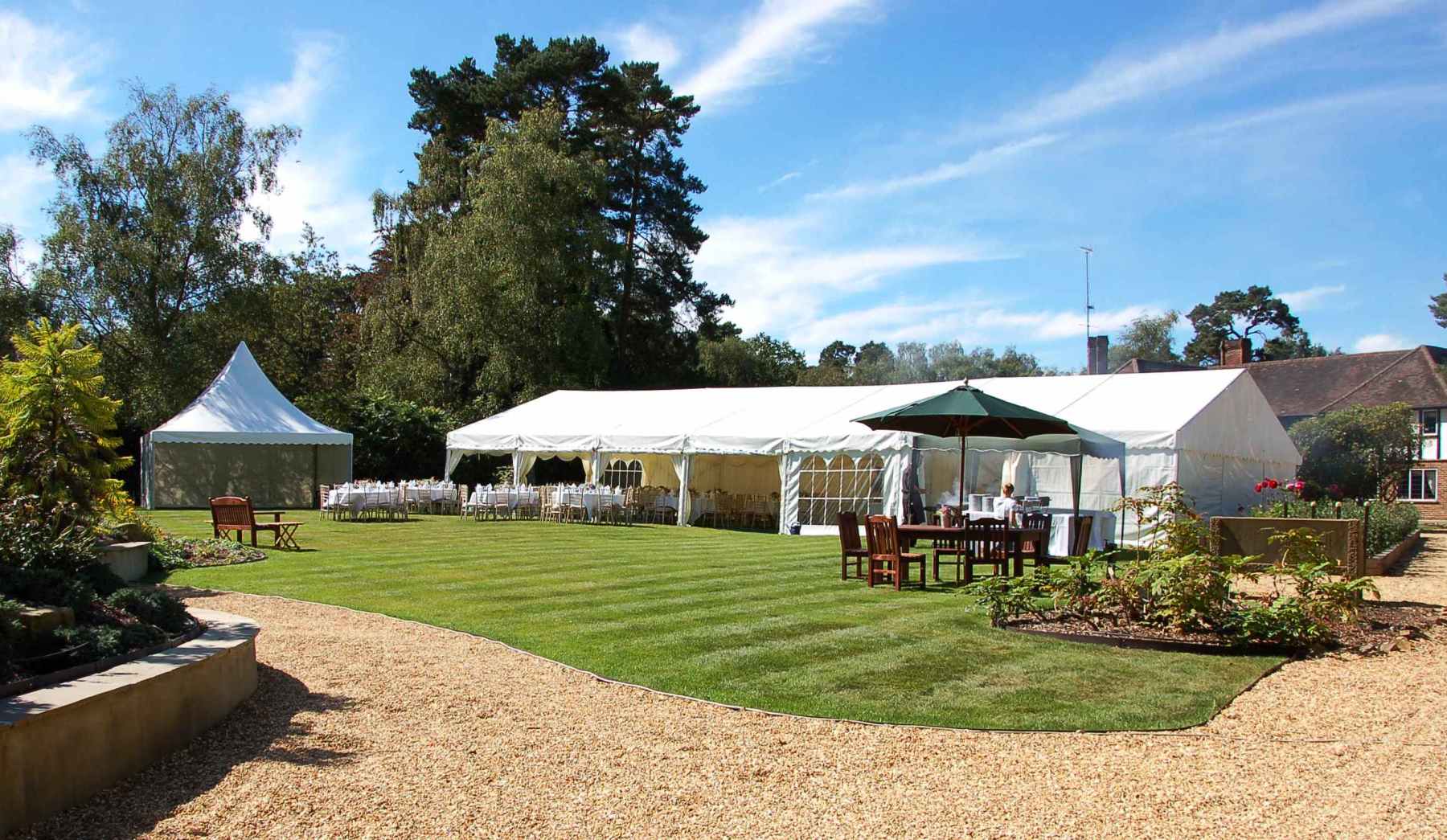 What Is Included In a Standard Marquee Package? | Carron Marquees