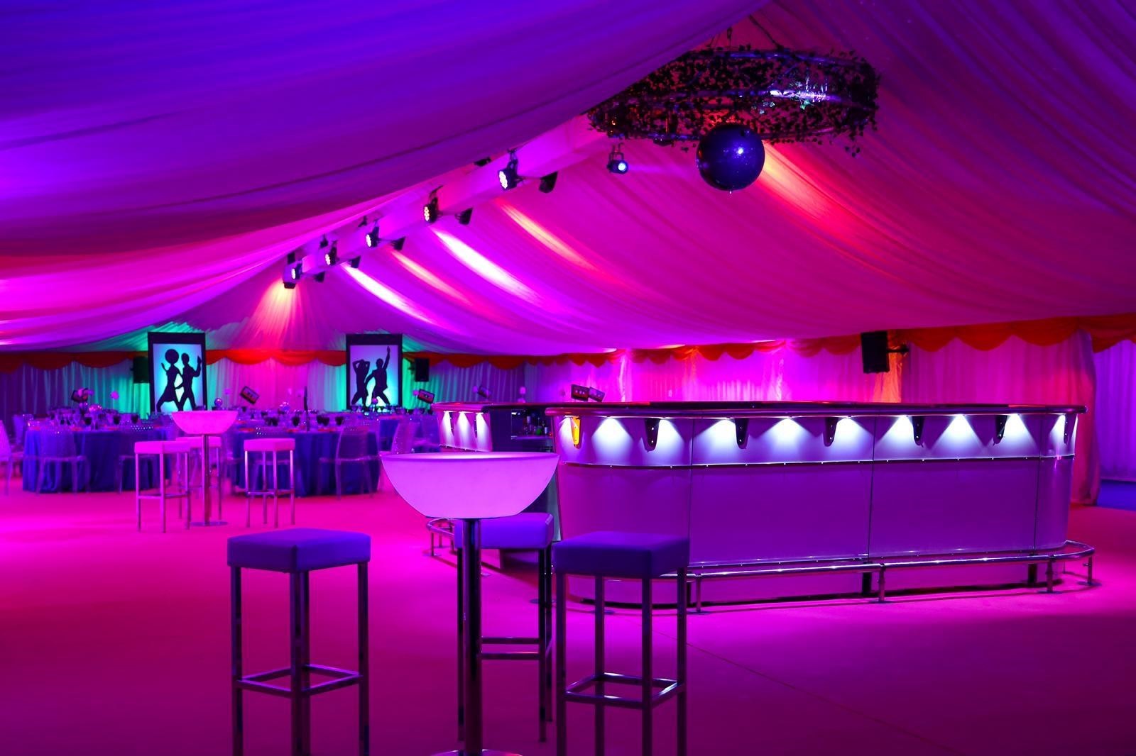 Marquee extras can give your event a luxurious touch | Carron Marquees